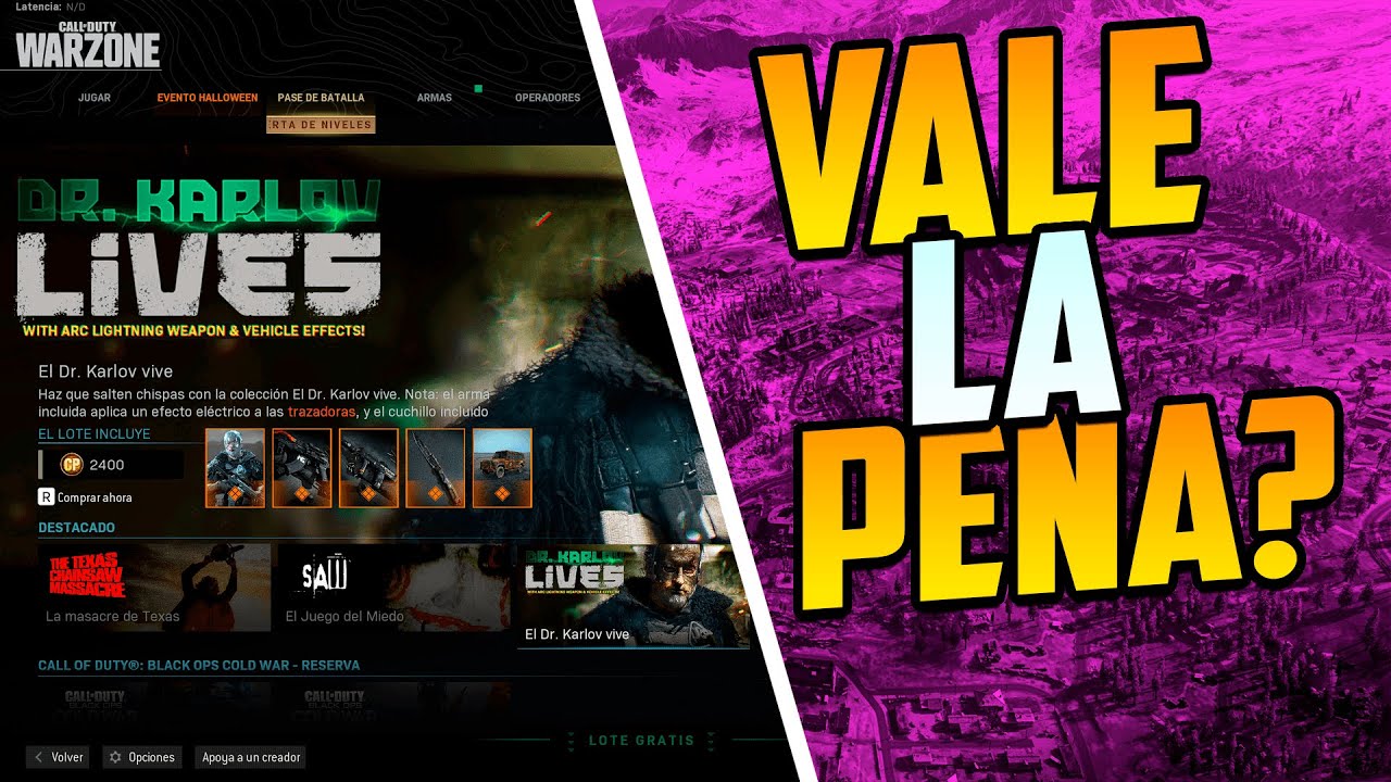 VALE LA PENA? DR. KARLOV LIVES/VIVE OPERADOR BALE/DR. KARLOV *EXCLUSIVO ...