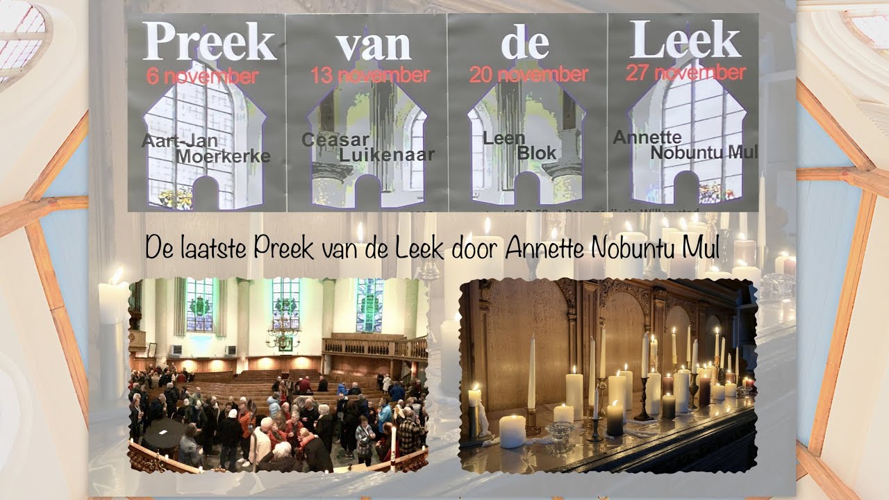 2022 Preek van de Leek door Annette Nobuntu Mul - YouTube