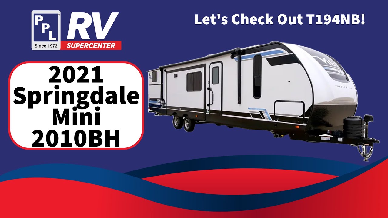 2021 Keystone Springdale Mini 2010BH Bunk House - YouTube