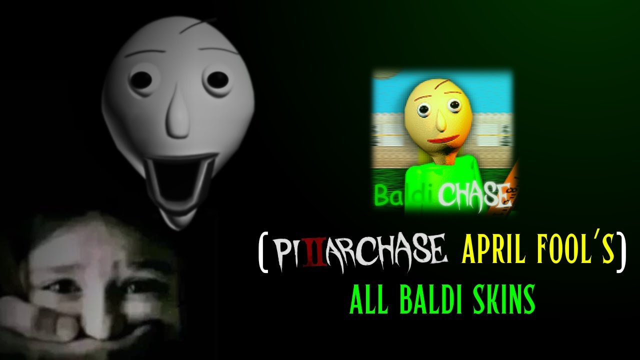 All Baldis (Baldi Skins) in Baldi Chase - Server Wipe and Double Trouble - Pillar Chase 2 - YouTube