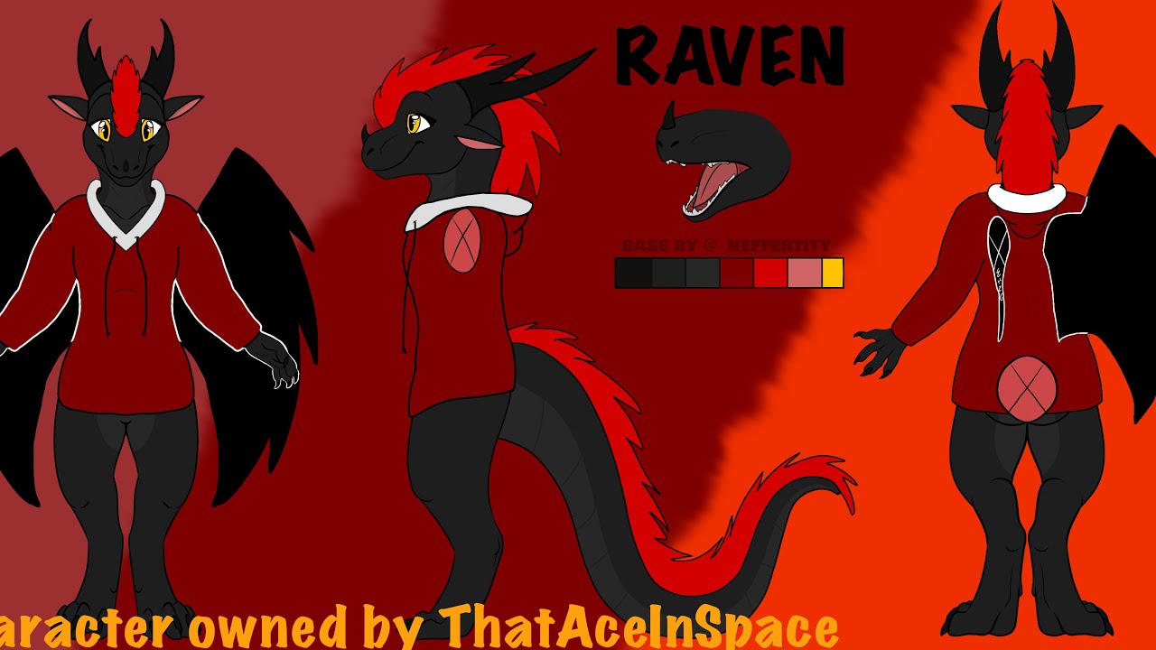Raven Reference (2.0) - Speedpaint - YouTube