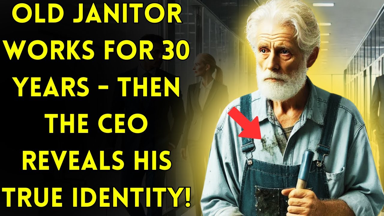 Old Janitor Works For 30 Years - Then The CEO Reveals His True Identity ...