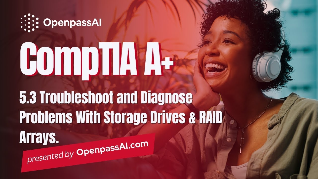 CompTIA A+ 220-1101 Course - 5.3 Troubleshoot & Diagnose Problems With ...