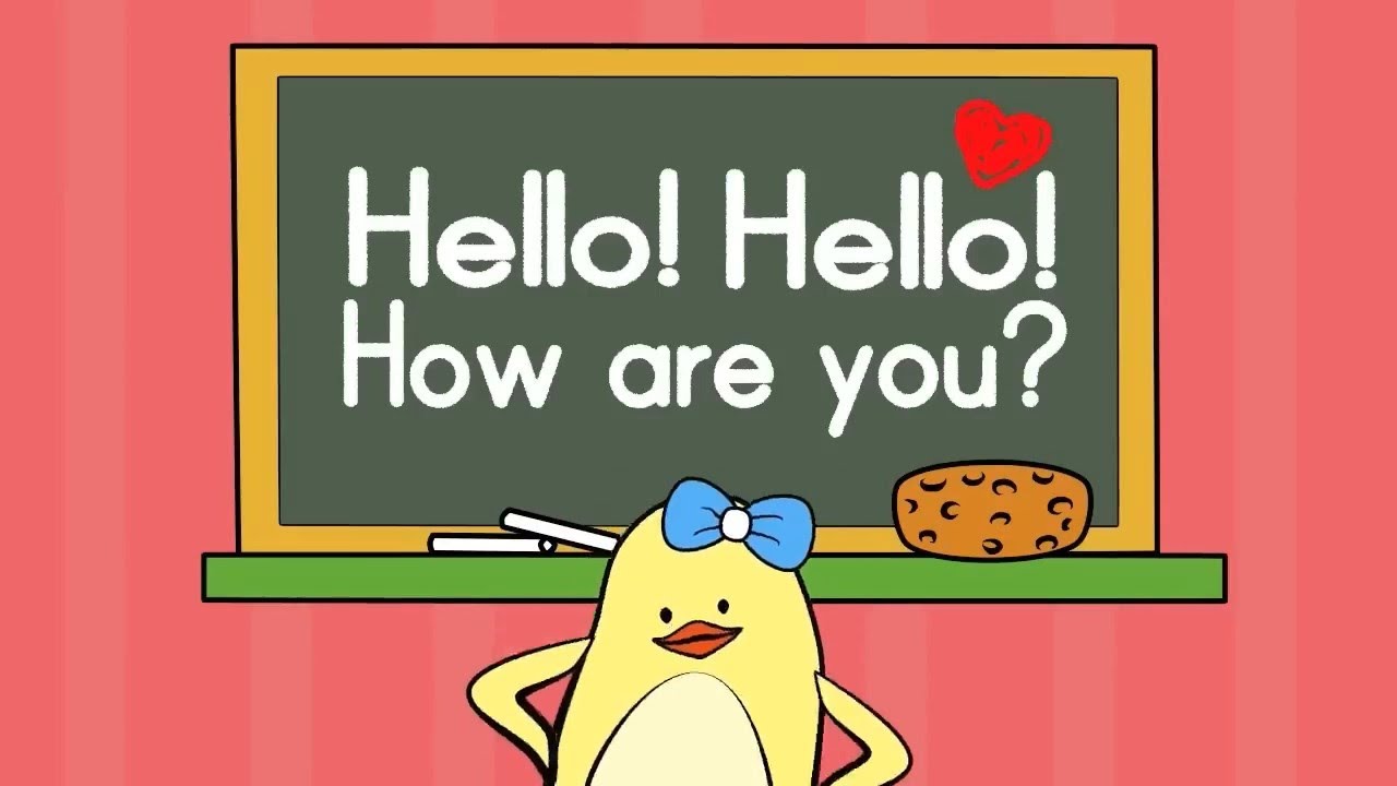 Hello Song for Kids Greeting Song for Kids The Singing Walrus - YouTube