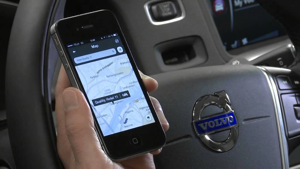 (Sensus Connect) Using the Send to car function from your mobile phone ...