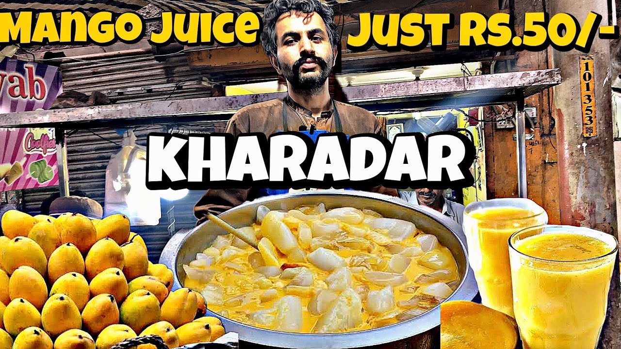Just Rs.50/- Mango Milkshake | Summer Special Street Drink Ice Mango ...