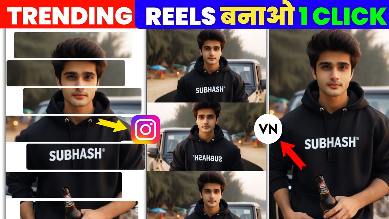 Instagram Trending Reels Video Editing Tutorial | Trending Template ...