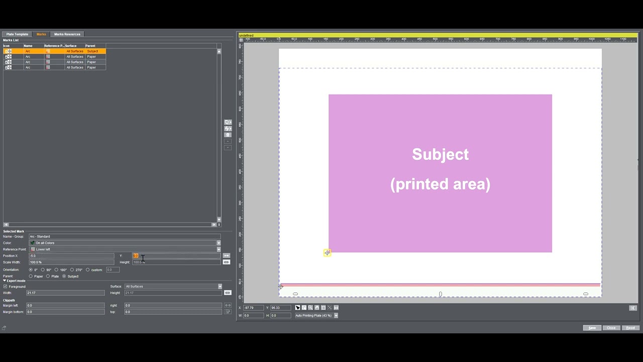 Prinect Signa Station 145+ tạo plate template - YouTube