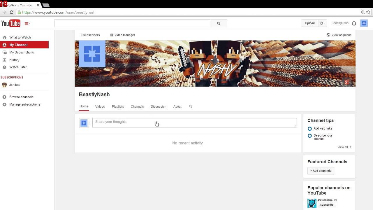 New Channel!!! Sub now! - YouTube