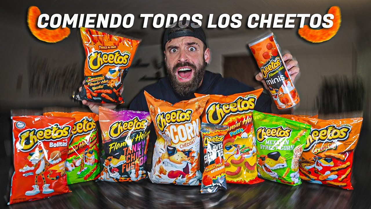 COMIENDO los CHEETOS MÁS RAROS y PICANTES que EXISTEN en ESTADOS UNIDOS ...