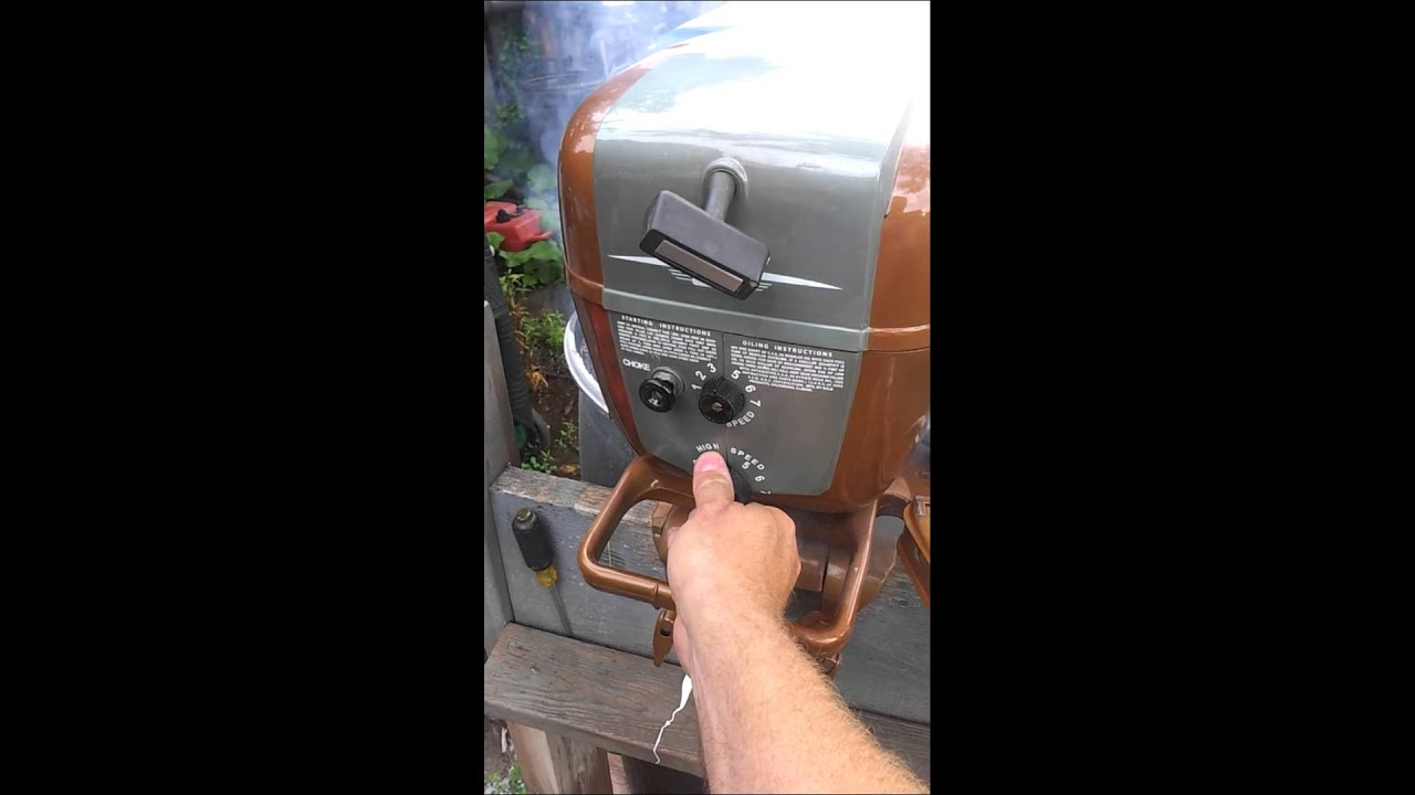 1956 Gale/OMC Buccaneer 12hp outboard motor - YouTube