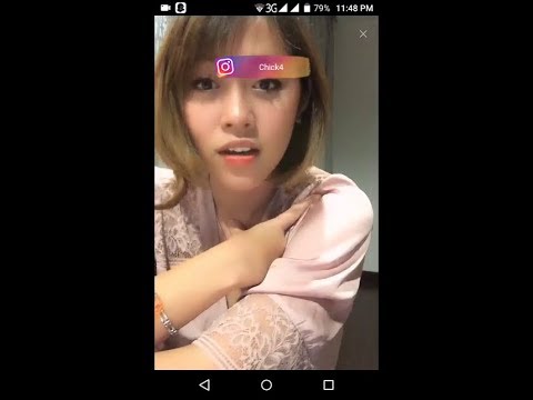 Cute Malaysian Girl Sing Song In live Imo Video Call HD