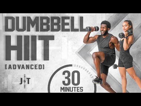 30 Minute Full Body Dumbbell HIIT Workout [ADVANCED]