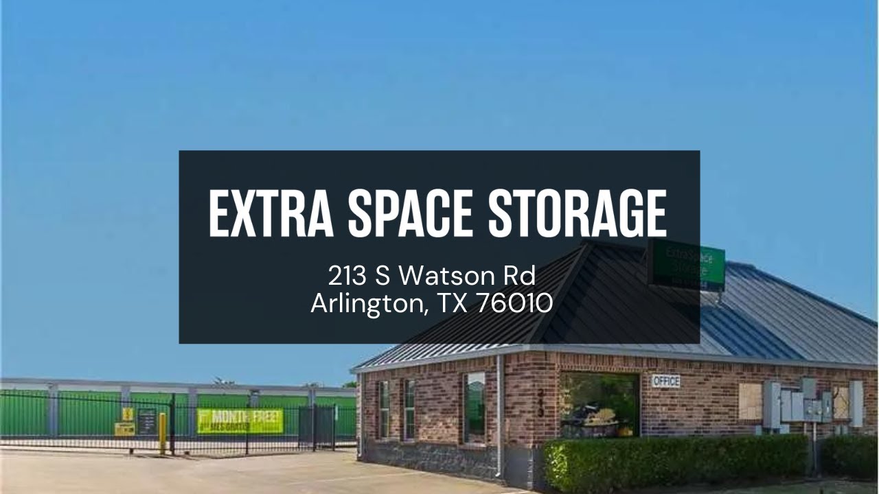 Storage Units in Arlington, TX on S Watson Rd| Extra Space Storage ...