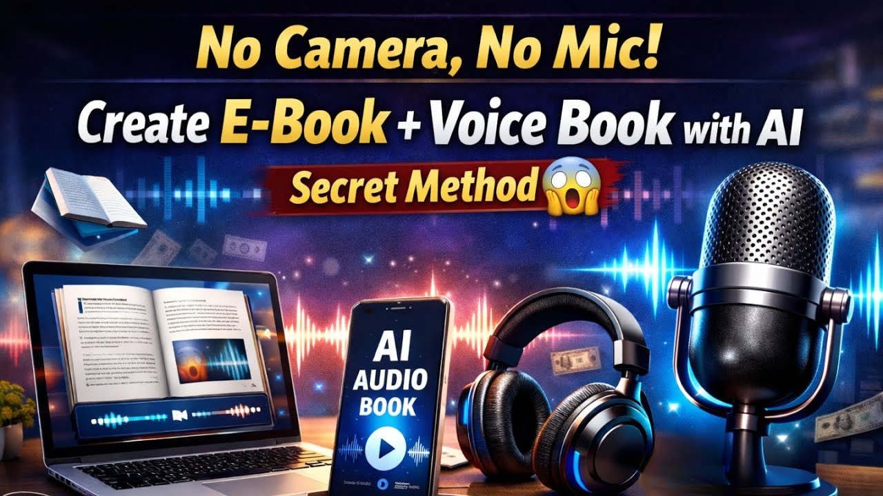create E-book & voice book | Best AI Trick – Professional Audio E-Book ...