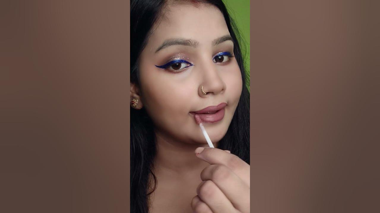 Glam Look For Festive Season 🌸 Teej look ♥️ #viralshort #makeup #ashortaday #festivelook - YouTube