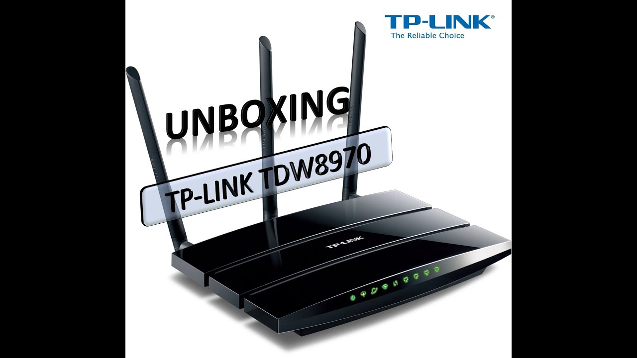 Unboxing TP LINK TD W8970 Modem/Router - YouTube