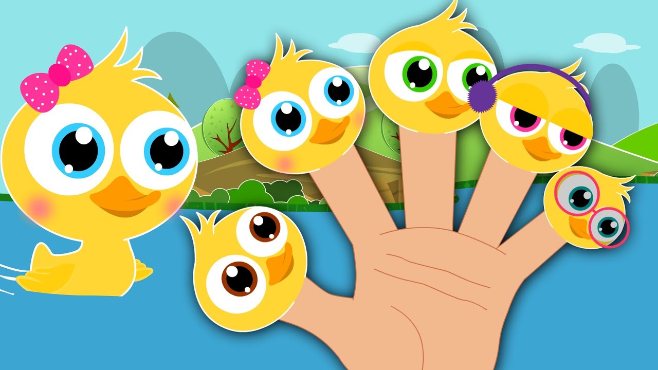 ducks finger family | nursery rhyme | kid rhymes - YouTube