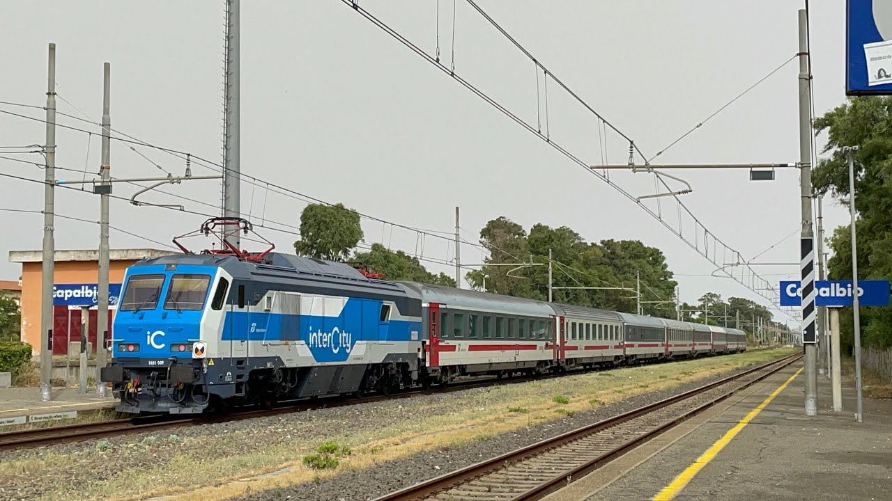 E401 in nuova livrea InterCity in coda all’IC 511 in transito a ...
