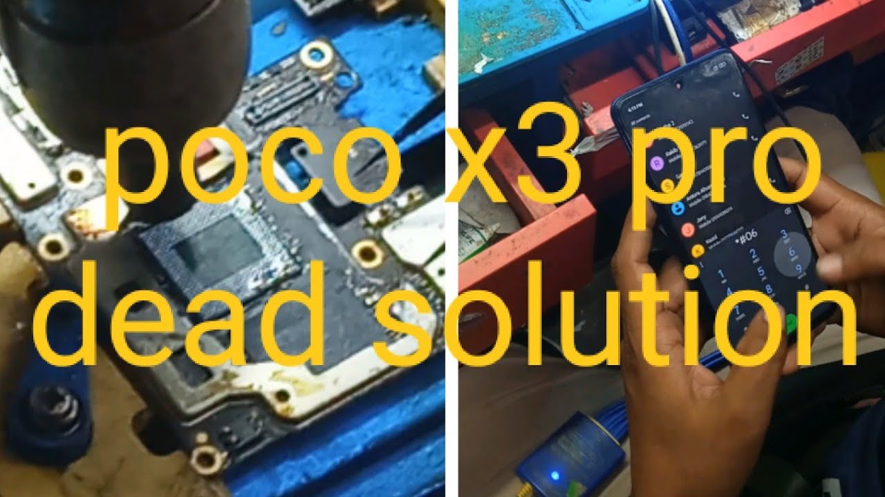 poco x3 pro dead phone recovered Qualcomm 860 ic reball # ...