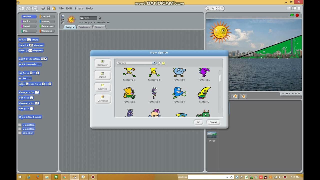 CLASS 7 SCRATCH SPRITES CLOUD WATER VAPOUR STORY - YouTube