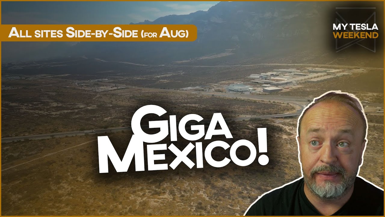 GIGA MEXICO! Side-by-side Tesla Construction Updates for the past 30 ...