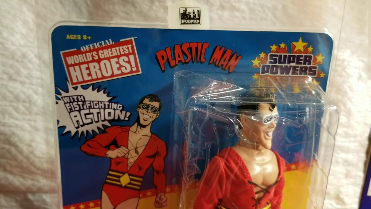 PLASTIC MAN FIGURES TOY COMPANY REVIEW - YouTube