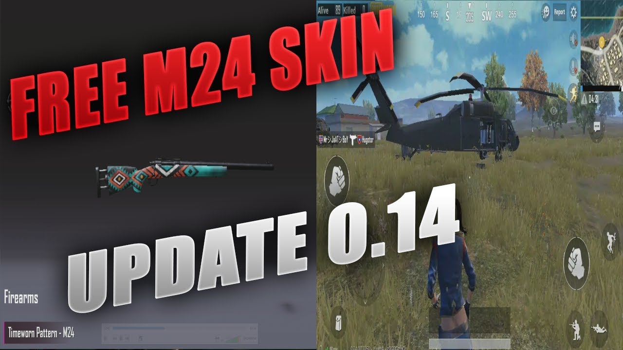 PUBG MOBILE Free M24 Skin is Here ! Update 0.14.0 Top New Features ...