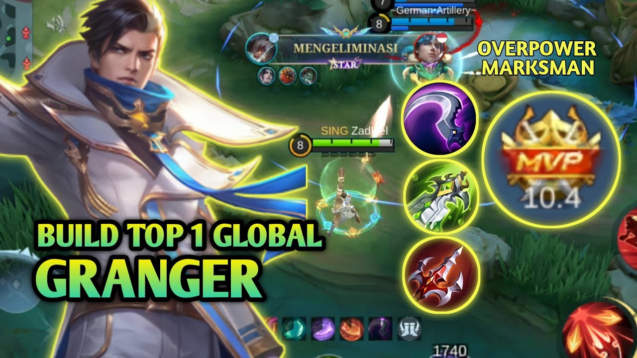 GRANGER HYPER EASY GAME | GRANGER BUILD TERSAKIT | GRANGER BEST BUILD ...