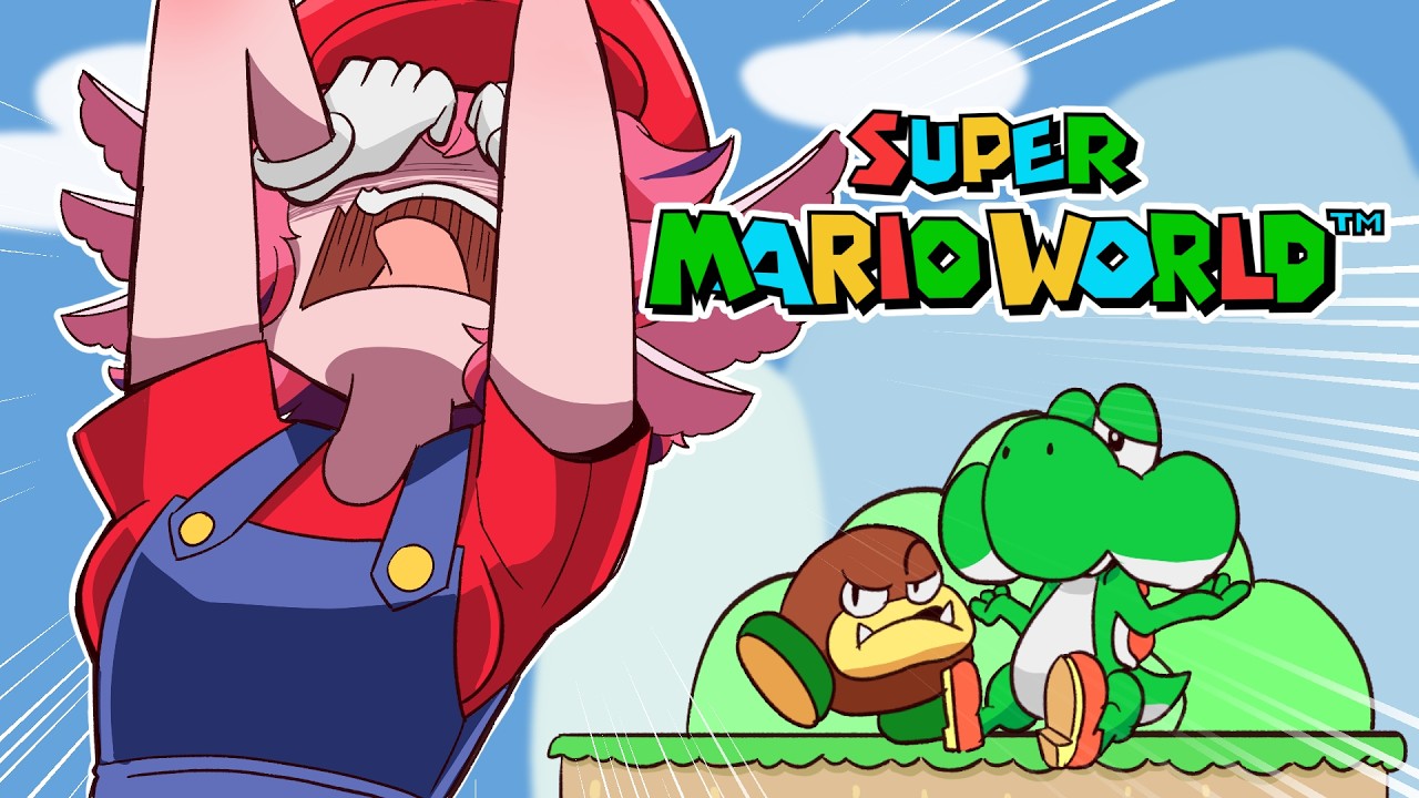Vtuber Frustrated With Super Mario World | Clip Compilation - YouTube