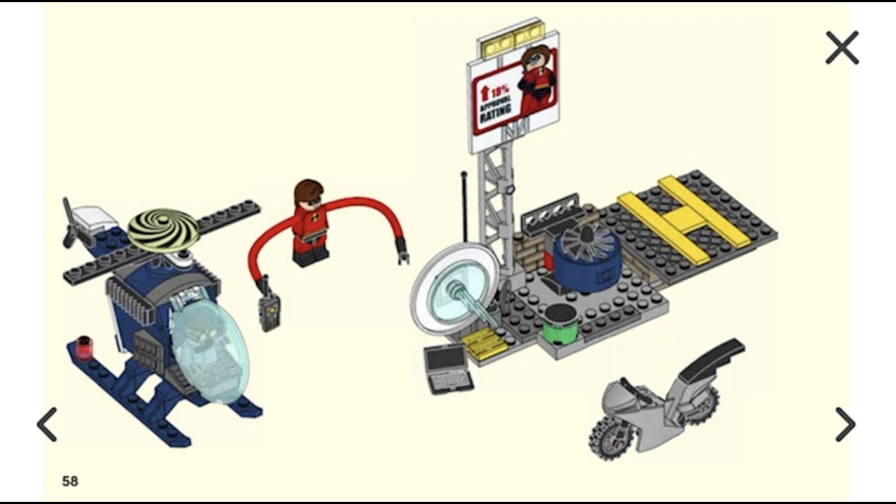 LEGO The Incredibles Elastigirl's Rooftop Pursuit 10759 Building ...