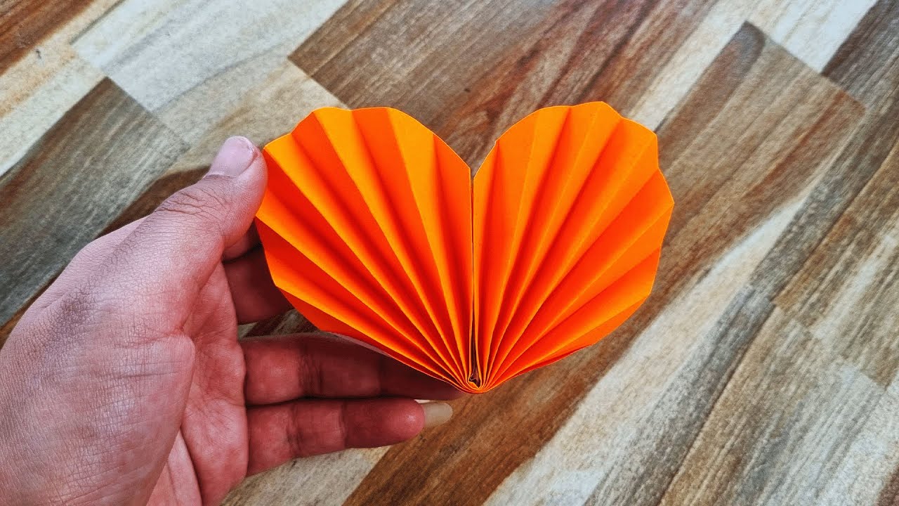 Origami Heart 3d Step by Step - YouTube