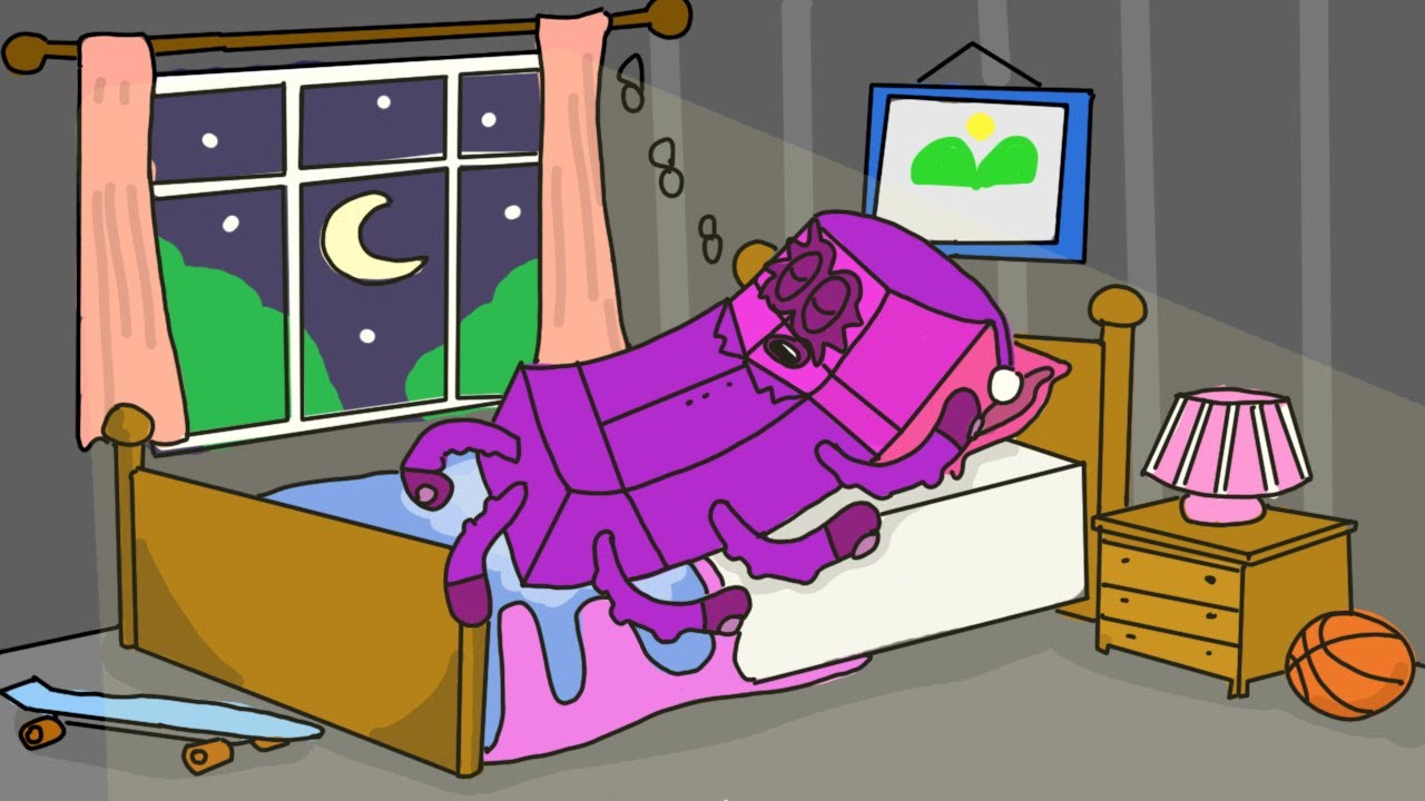 Numberblocks 8 sleeping on the Bed but bedwetting l Numberblocks ...