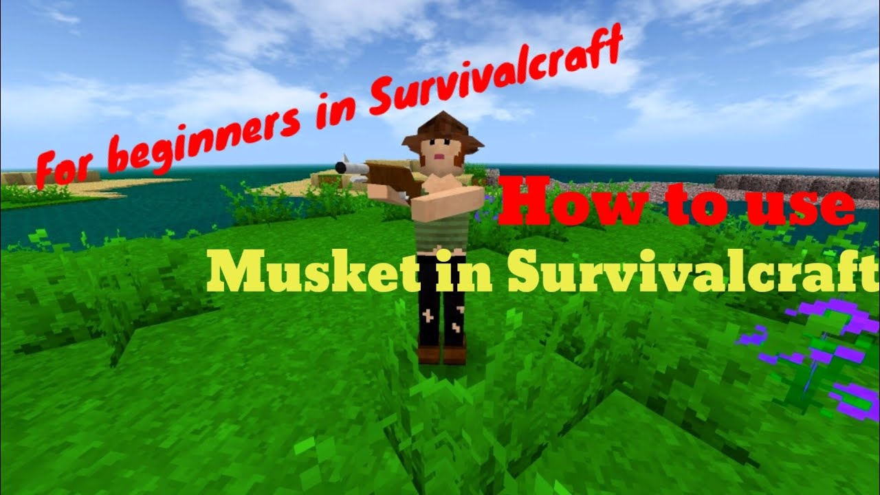Survivalcraft 2 How to use Musket - YouTube