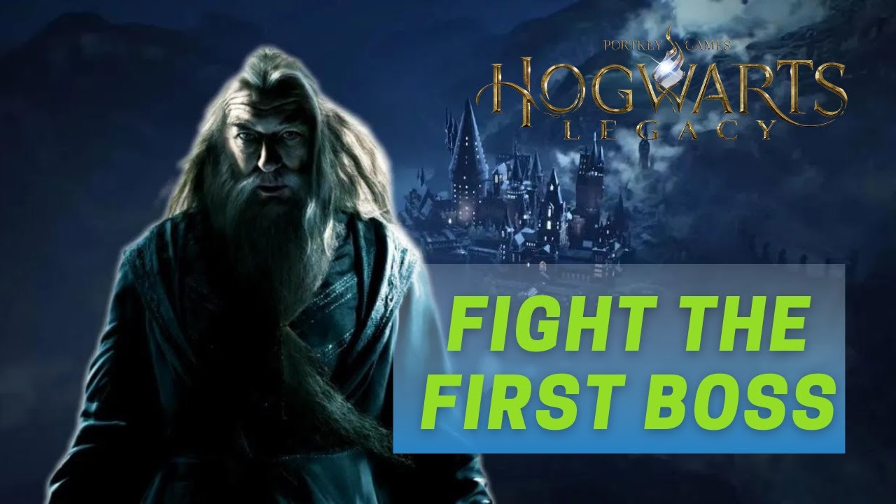Hogwarts Legacy - Fight The First Boss Pensive Guardian - YouTube