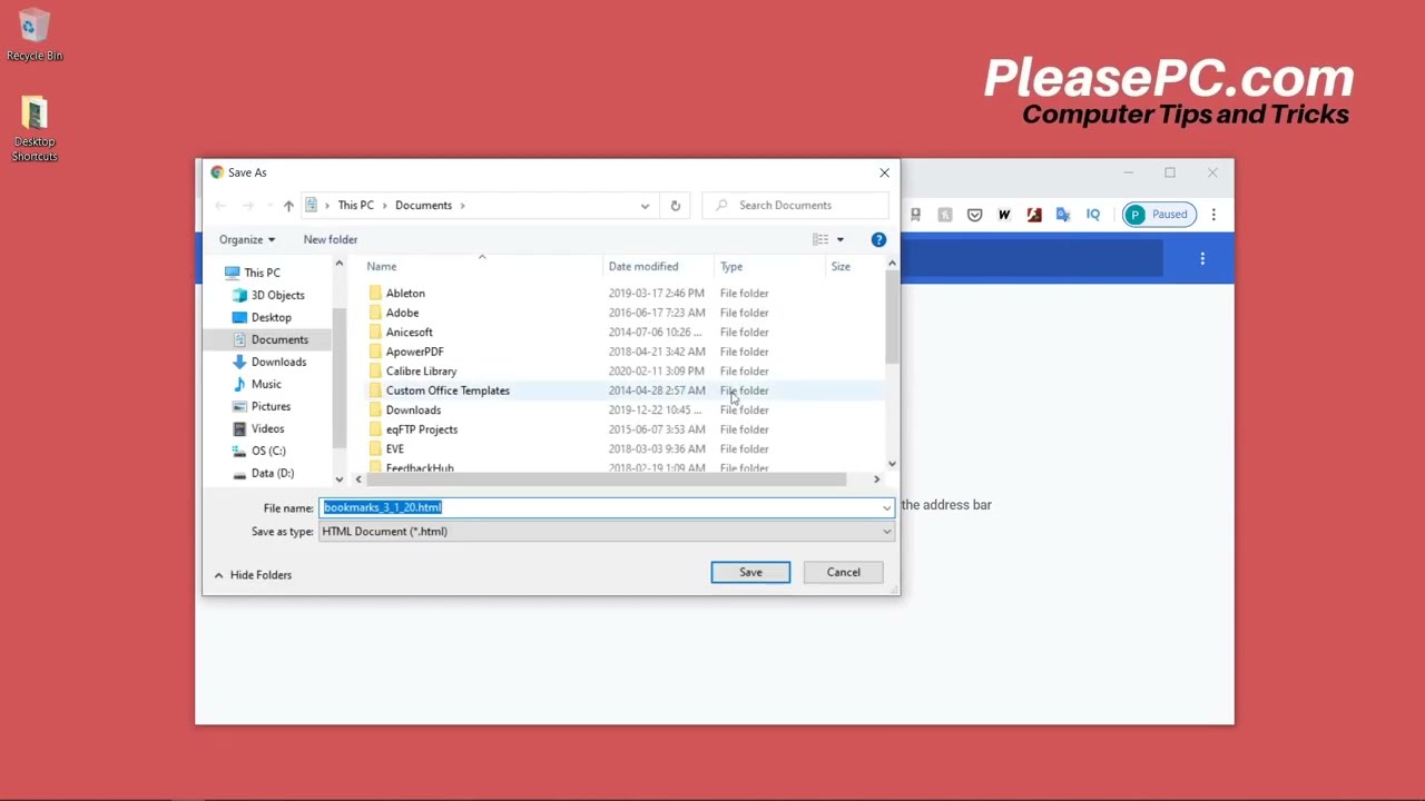 How To Export Chrome Bookmarks As An HTML File YouTube How To Export Chrome Bookmarks As An HTML File YouTube