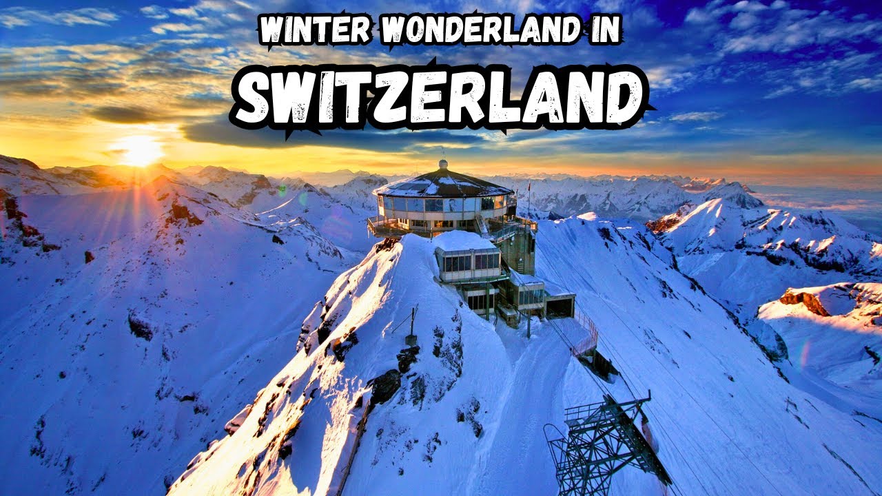 Winter Wonderland in Switzerland | Heavy Snowfall | Most Beautiful ...