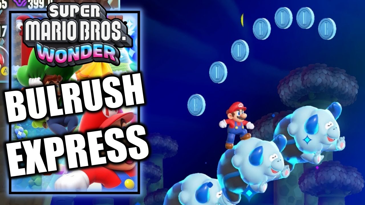 Super Mario Bros Wonder – Bulrush Express - 100% All Wonder Seeds ...