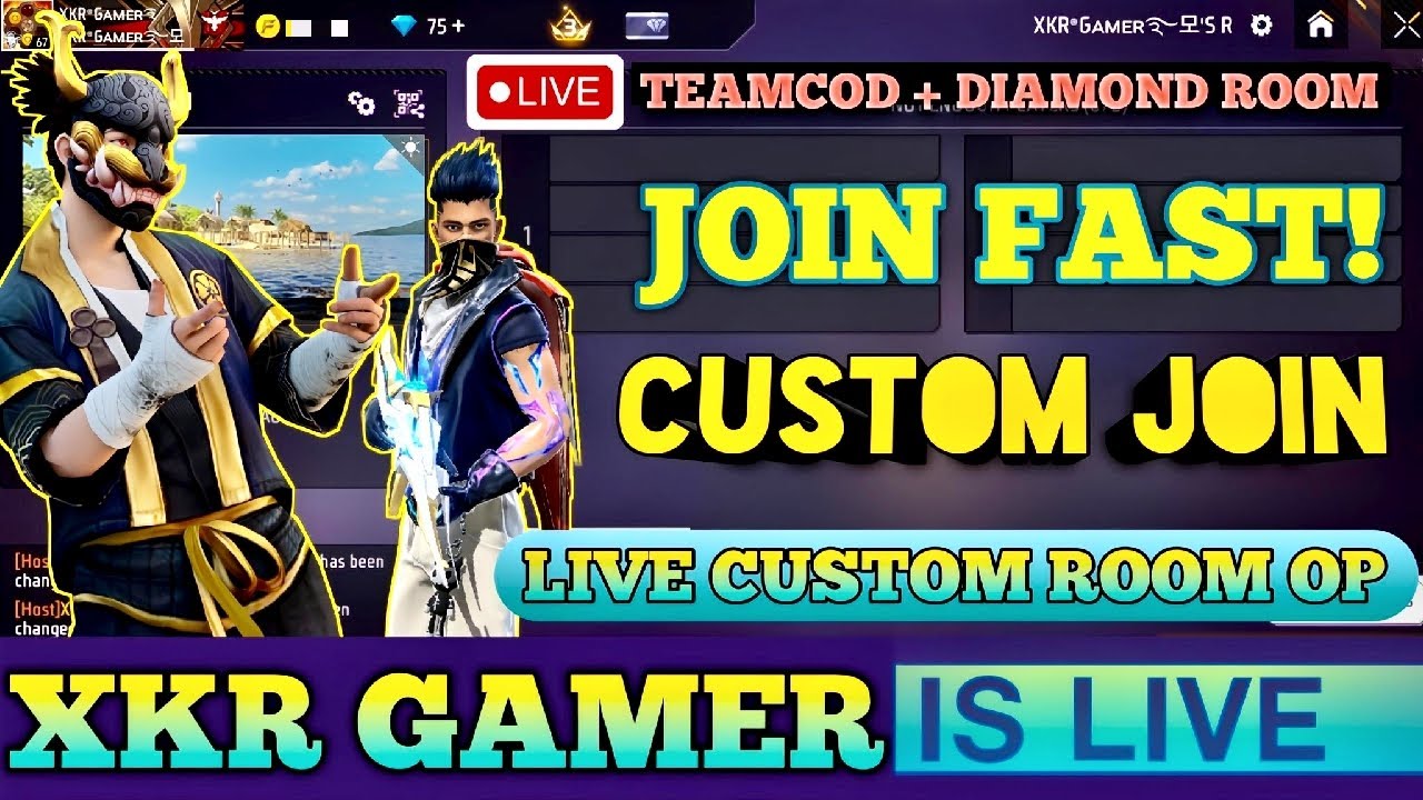 FREE FIRE CUSTOM LIVE | CUSTOM ROOM CHALLENGE | FREE FIRE SHORT LIVE ...