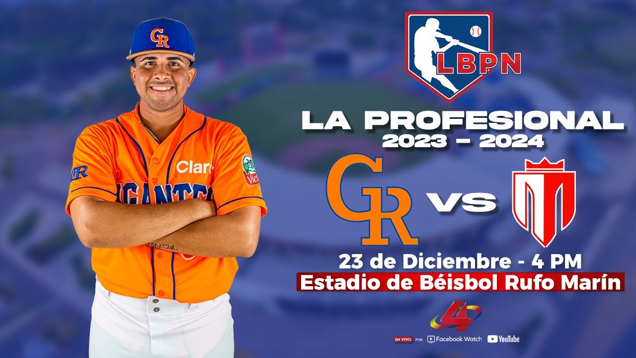 Rivas VS Tren del Norte - Liga de Béisbol Profesional Nacional (LBPN ...