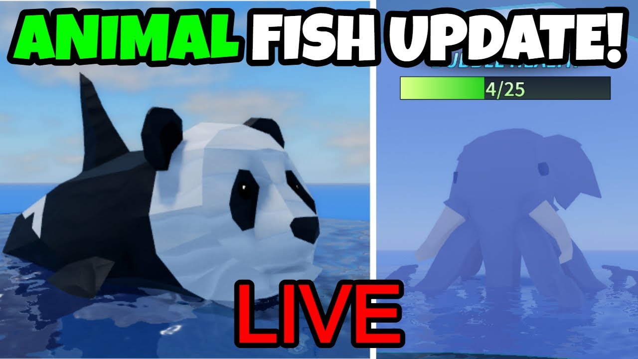 ANIMAL FISH UPDATE LIVE WITH VIEWERS! (Fisch) - YouTube
