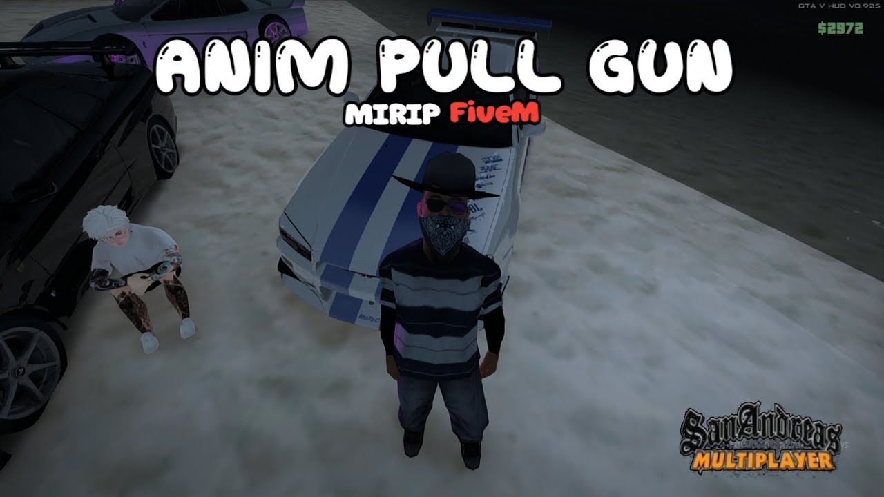 SHARE ANIM PULL GUN MIRIP FIVEM | GTA SAMP ANDROID - YouTube