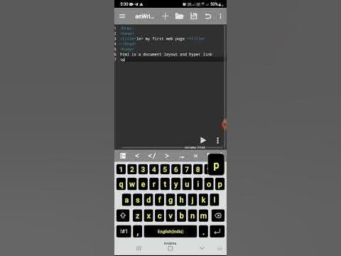 my first coding - YouTube