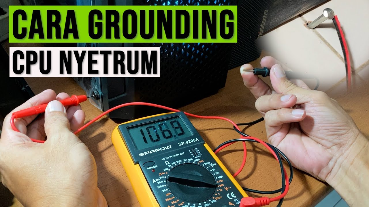 Cara benar atasi casing PC nyetrum langsung hilang setrumnya - YouTube