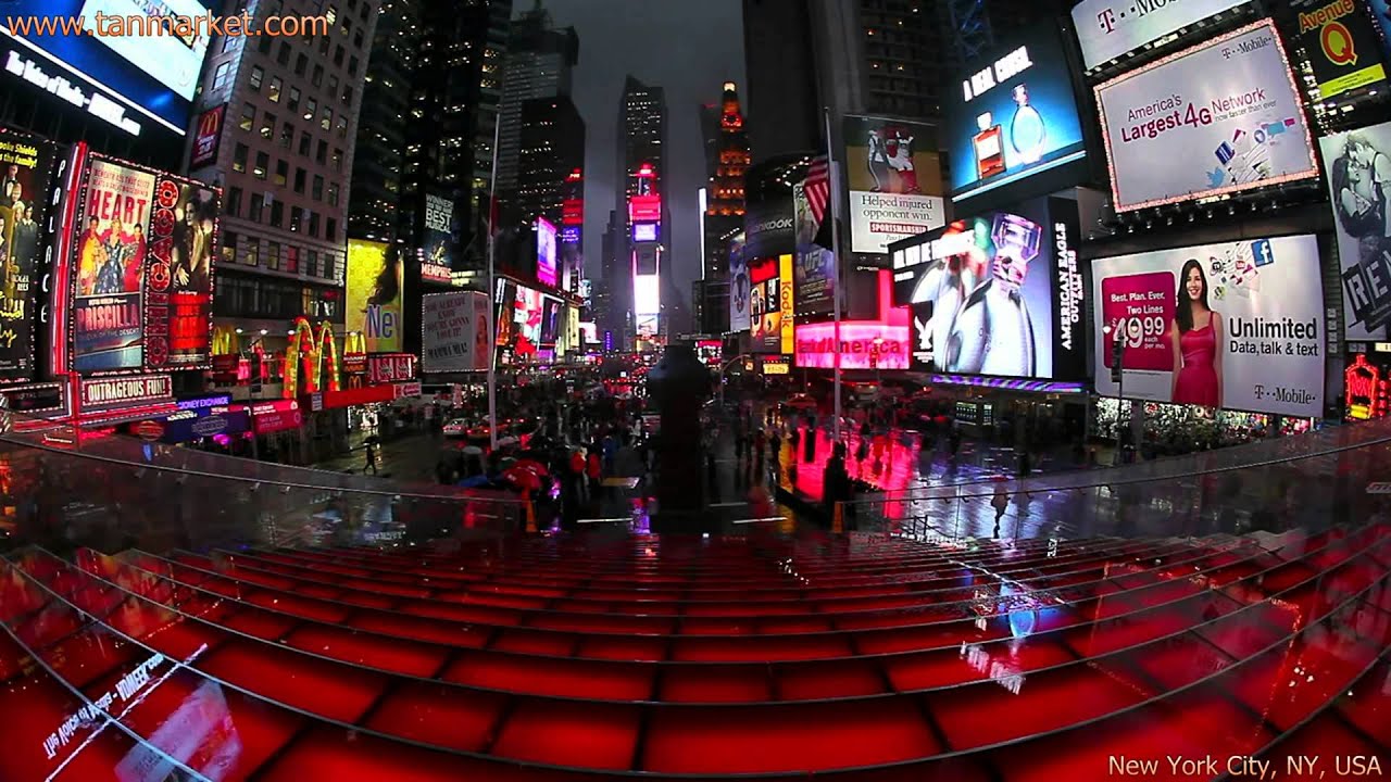Times Square, Manhattan, New York City Collage Video - YouTube