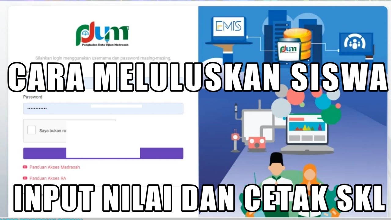 CARA MELULUSKAN SISWA, INPUT NILAI SISWA DAN CETAK SKL DI APLIKASI PDUM - YouTube