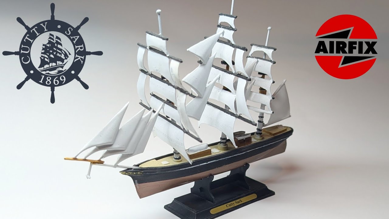 How to build the Cutty Sark Airfix Starter Set - 1/775 Scale Model Kit ...