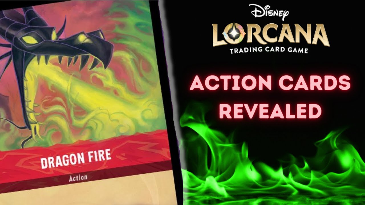 Dragon Fire Revealed | Disney Lorcana News - YouTube