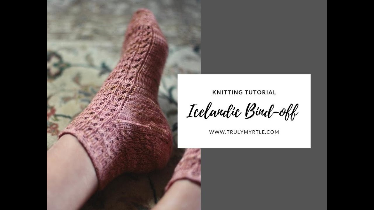 Tutorial: Icelandic bind-off - YouTube