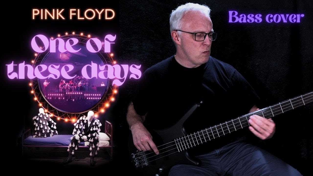 PINK FLOYD - One of these days (bass cover) - Delicate Sound of Thunder ...